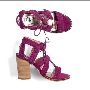 Diba | Shoes | Nwt Diba Pink Heeled Sandals | Poshmark